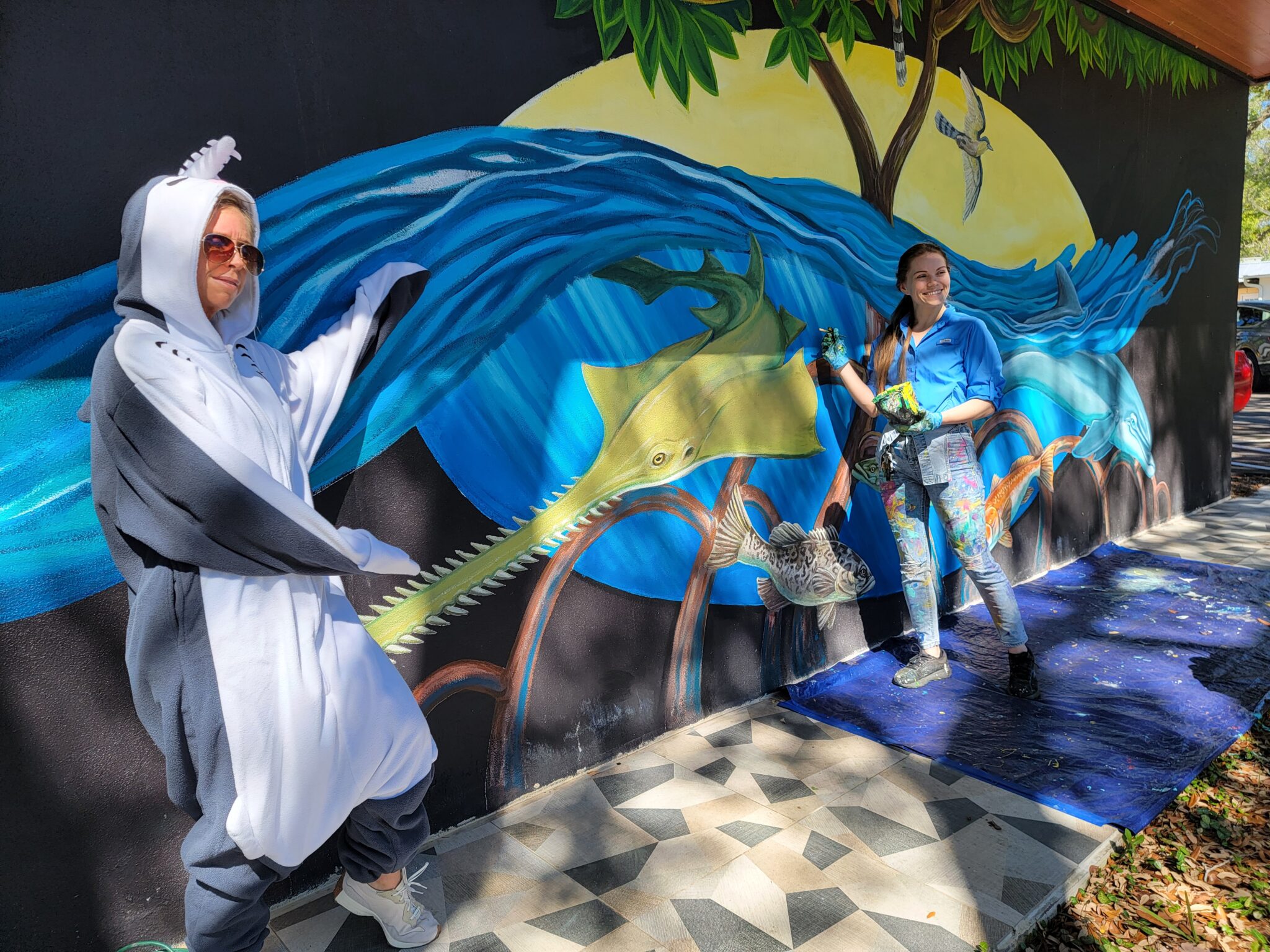 St. Petersburg, FL Mural Mangrove Connections - The Endangered Species ...