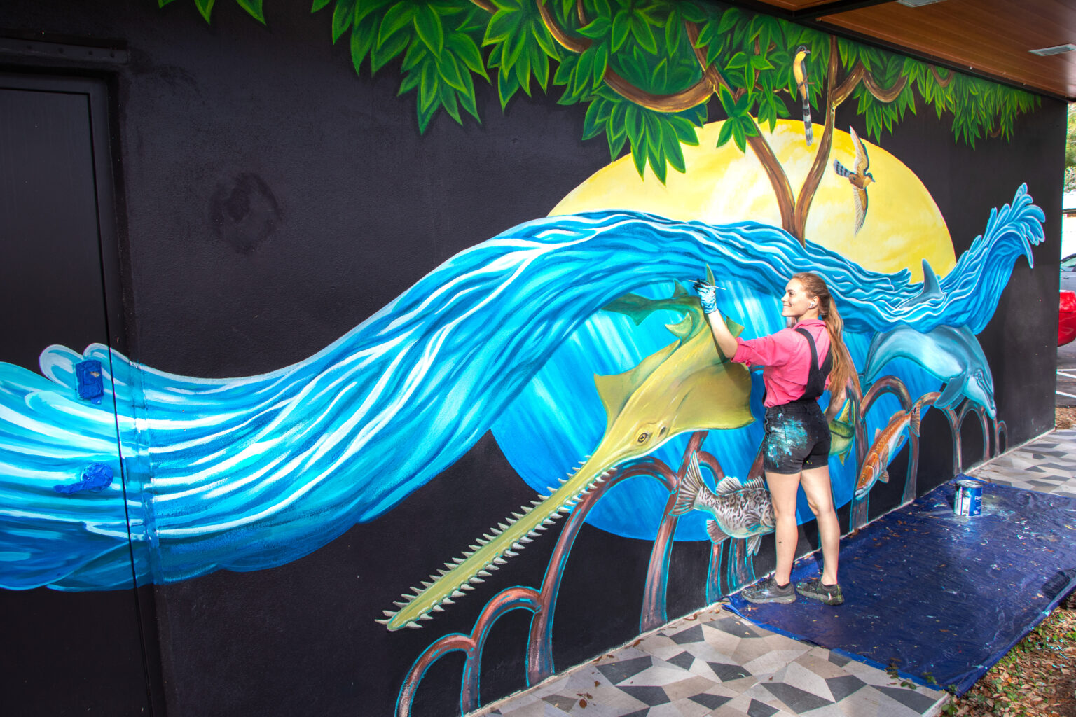 St. Petersburg, FL Mural Mangrove Connections - The Endangered Species ...